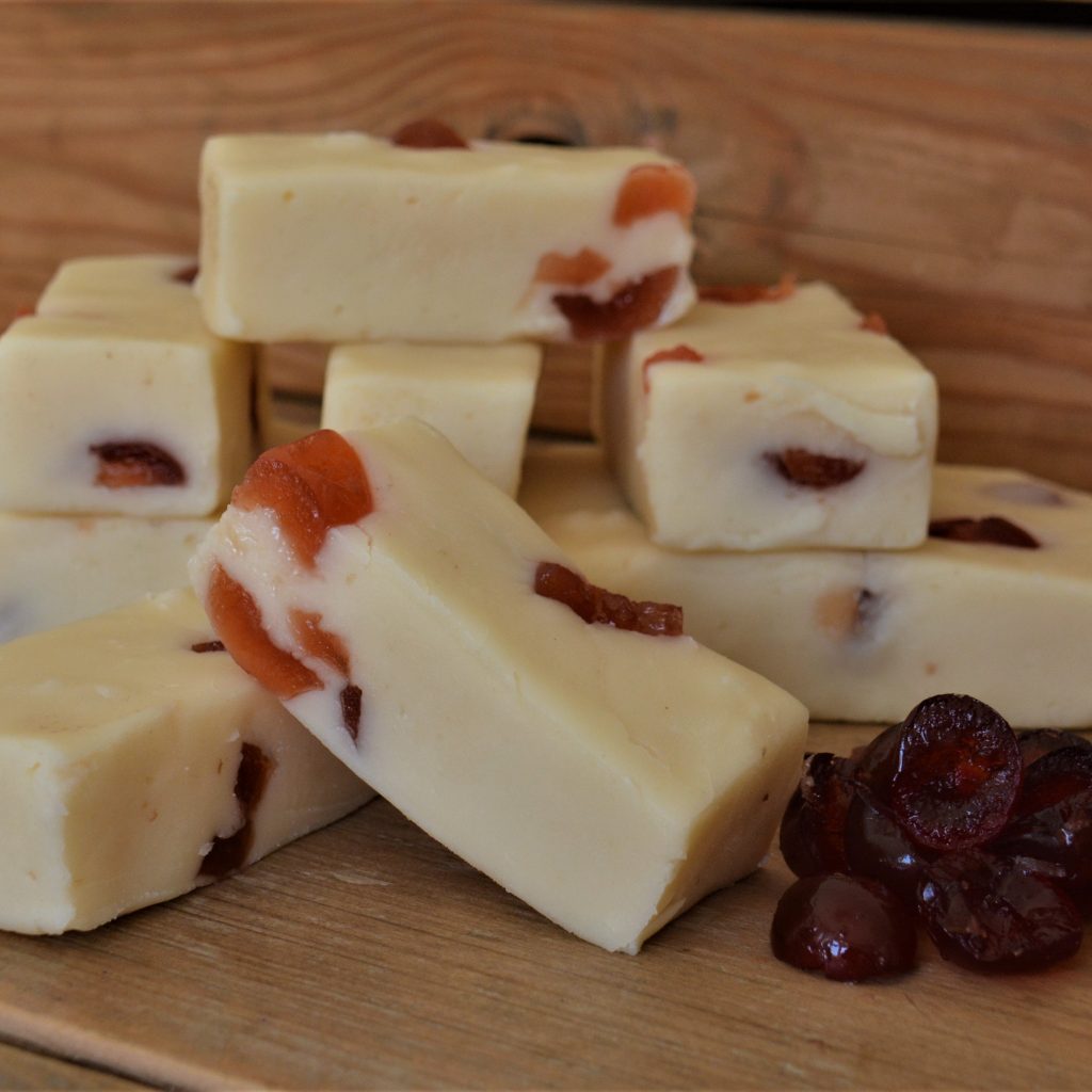 Cherry Bakewell - Handmade Fudge | Potters Confectioners | Great Yarmouth